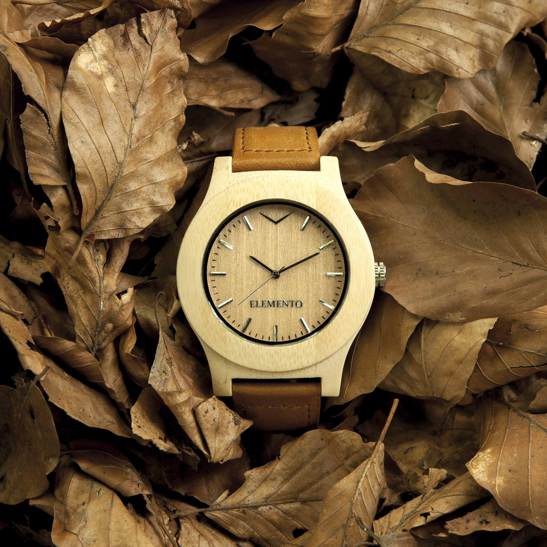 30 OROLOGI IN LEGNO DI BAMBU' "ELEMENTO WATCHES"