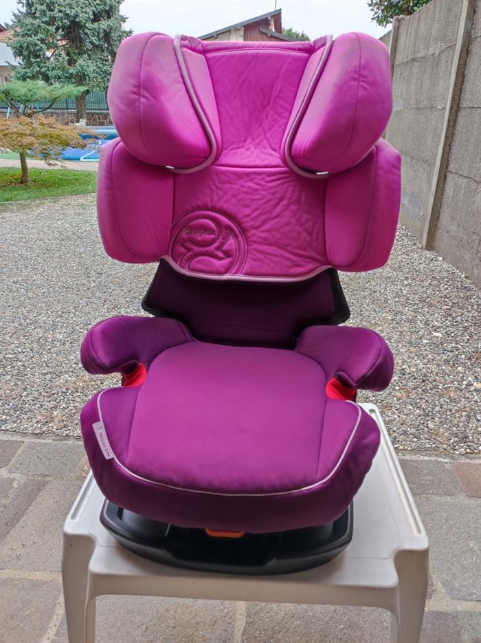 SEGGIOLINO CYBEX PALLAS 2-FIX ISOFIX FUXIA-VIOLA