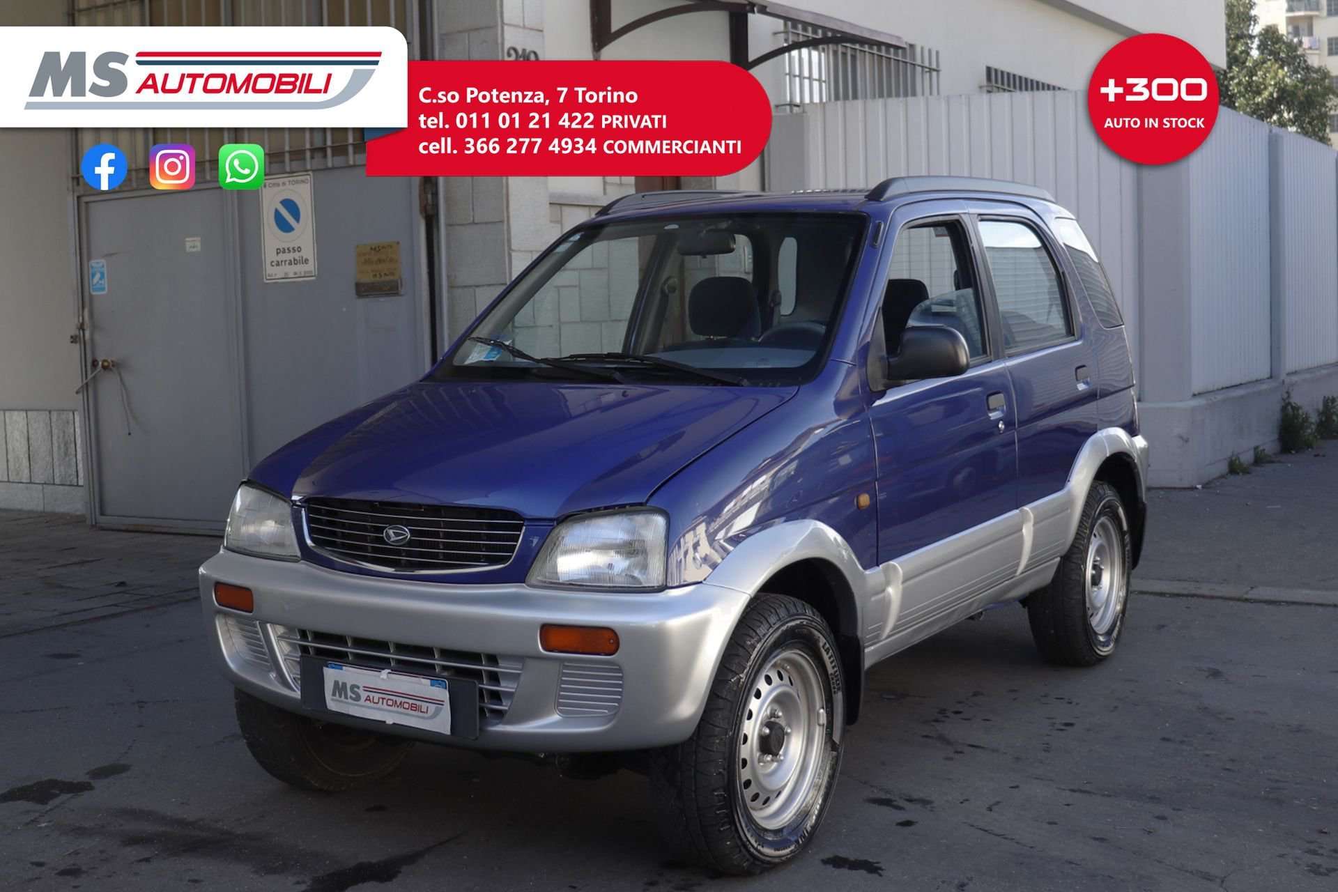 Daihatsu Terios1.3i 16V cat 4WD SX Unicoproprietario