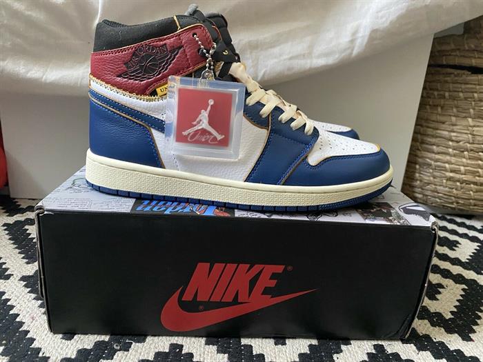 NIKE AIR JORDAN 1 RETRO UNION BLUE TOE