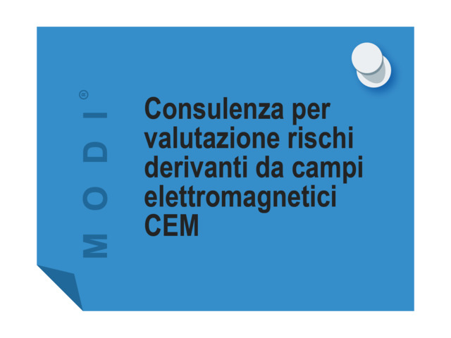 CONSULENZA PER LA VALUTAZIONE DA CAMPI ELETTROMAGNETICI CEM