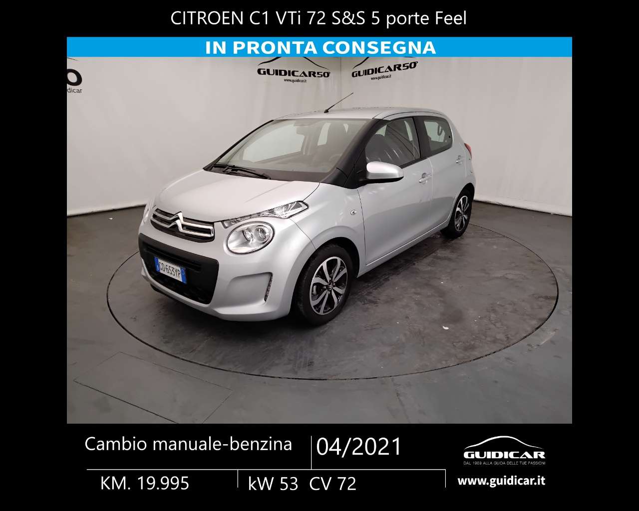 Citroen C1C1 VTi 72 S&S 5 porte Feel