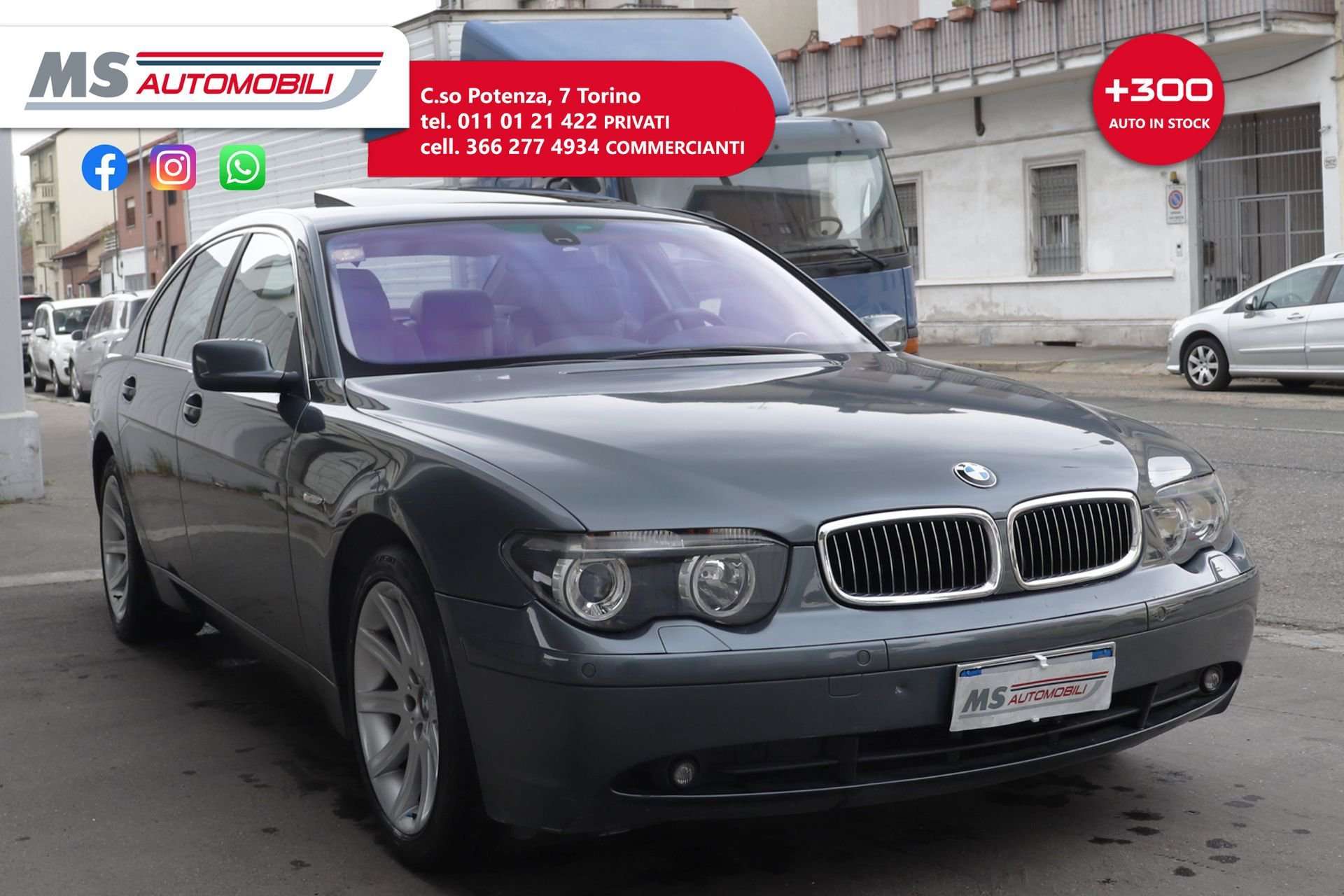 BMW 745745i cat GPL Tetto