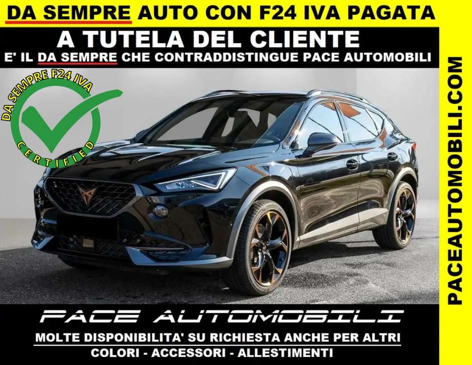 Cupra FormentorVZ 19" LED E-HYBRID KAMERA ACC BLACK PACK PELLE