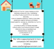 CASA FAMIGLIA PER ANZIANI