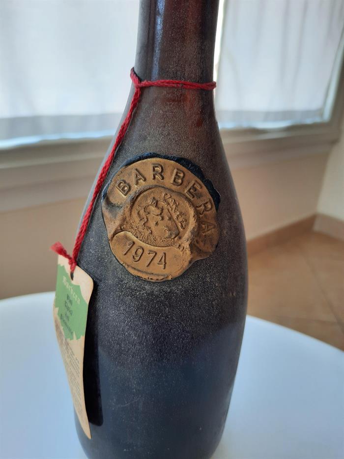 VINO BARBERA 1974 CANTINE LUIGI RIZZO CREMOLINO