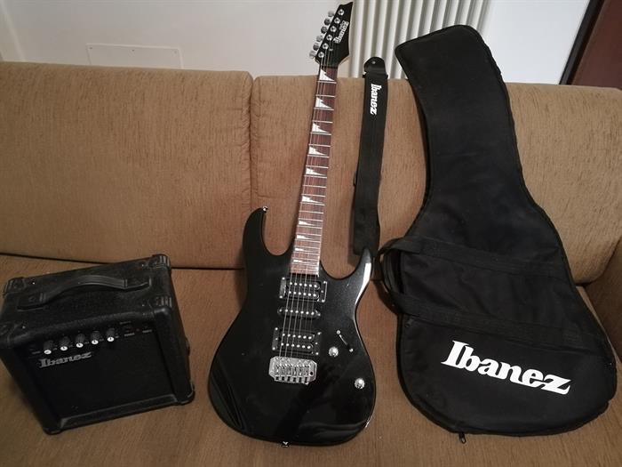 KIT CHITARRA E AMPLIFICATORE IBANEZ