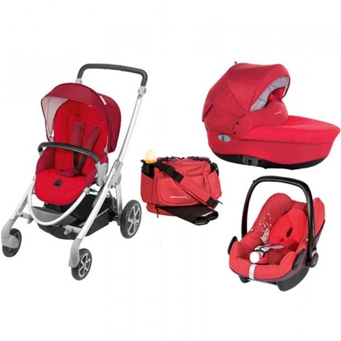 TRIO BEBE` CONFORT ELEA ROSSO