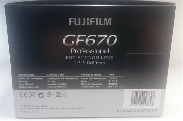 FUJIFILM FUJI GF670 PROFESSIONALE