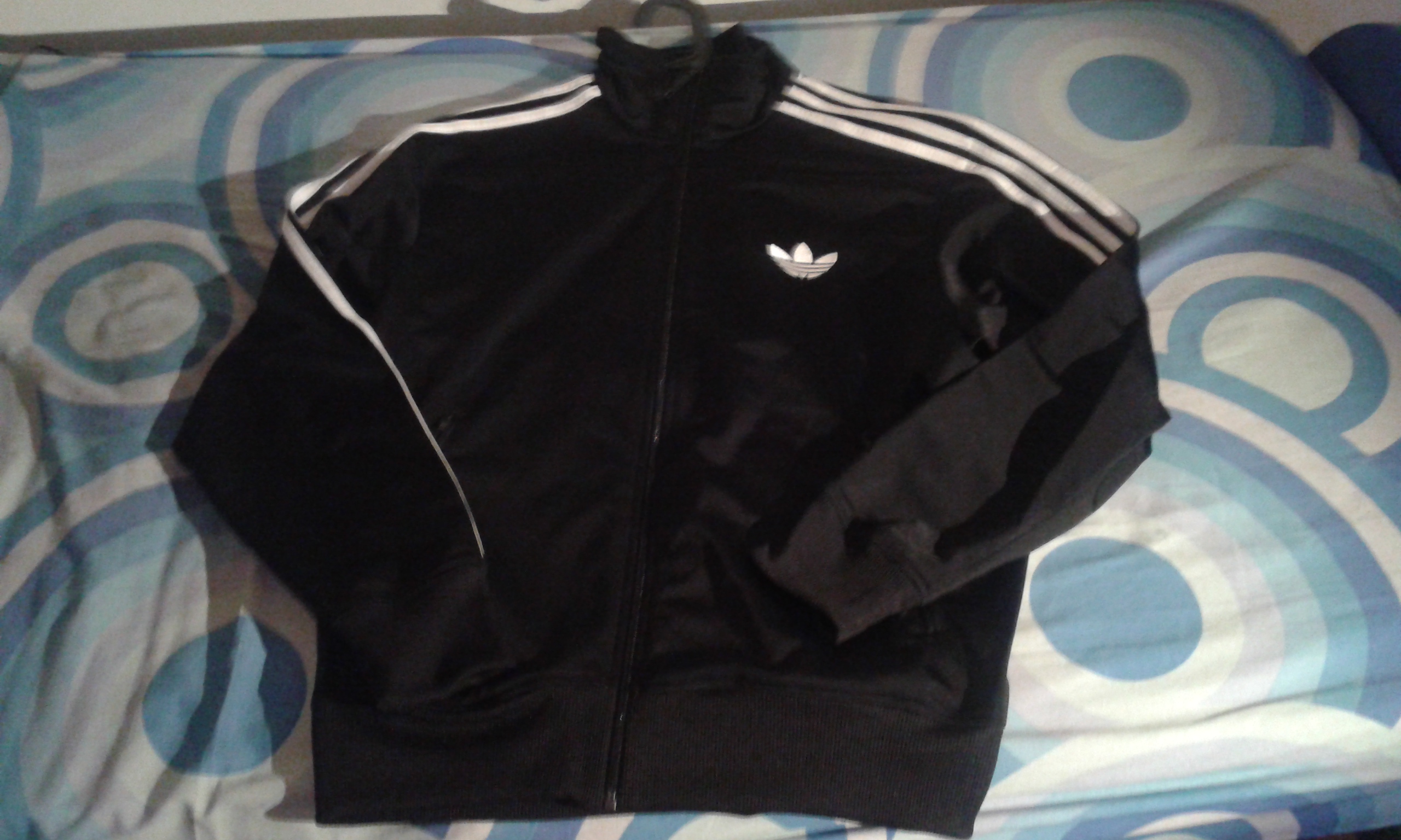 FELPA ADIDAS ORIGINALS NERA MODELLO FIREBIRD TRACKTOP TG. L