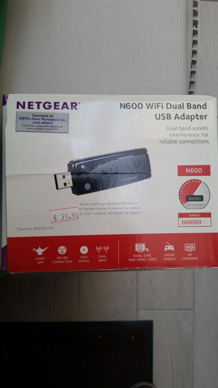 ADATTATORE USB WIRELESS NETGEAR