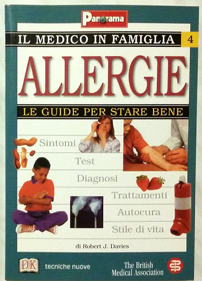 ALLERGIE DI ROBERT J.DAVIES ED.ARNOLDO MONDADORI EDITORE SU LICENZA TECNICHE NUOVE, 2002