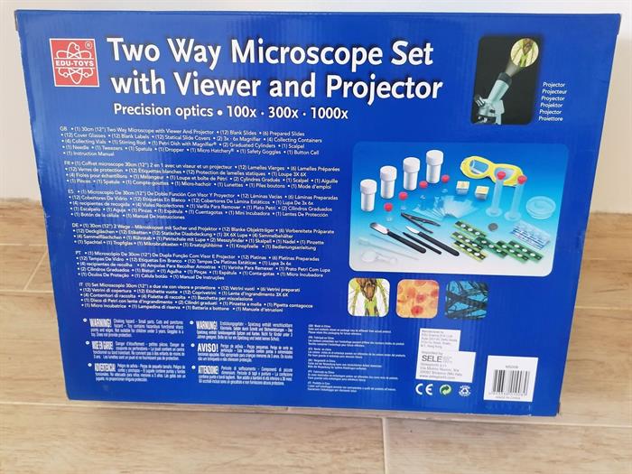 SET MICROSCOPIO CON VISORE E PROIETTORE EDU TOYS