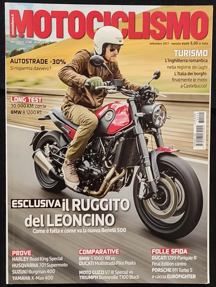 MOTOCICLISMO 9/2017-BMW S 1000XR DUCATI MULTISTRADA