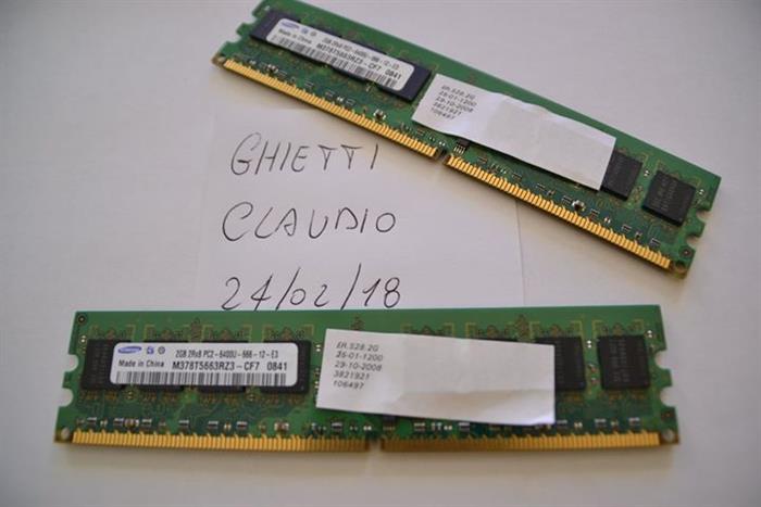 4 GB (2X2GB) DDR2 800MHZ SAMSUNG