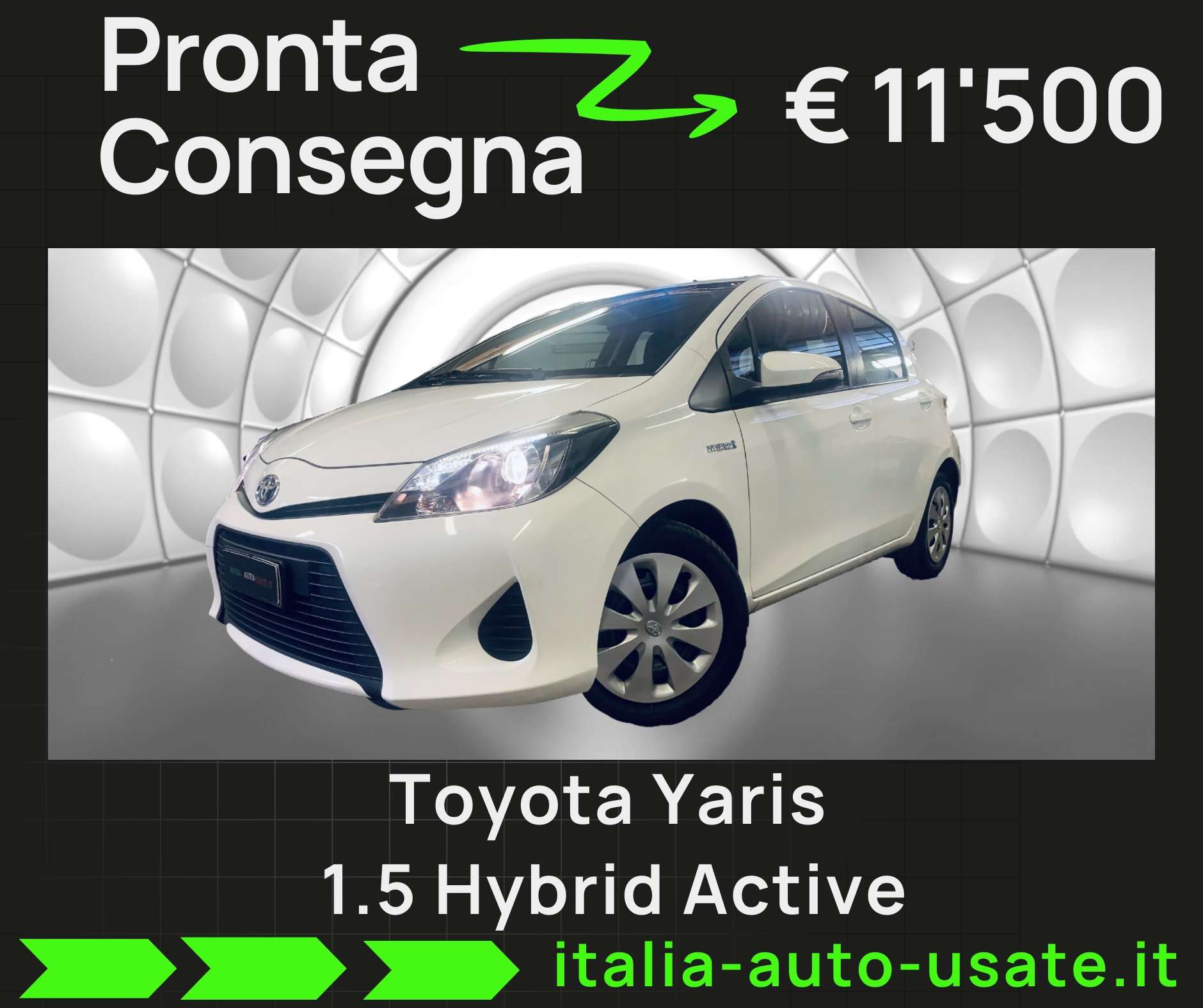 Toyota YarisYaris 5p 1.5h Lounge Hybrid Neopatentati