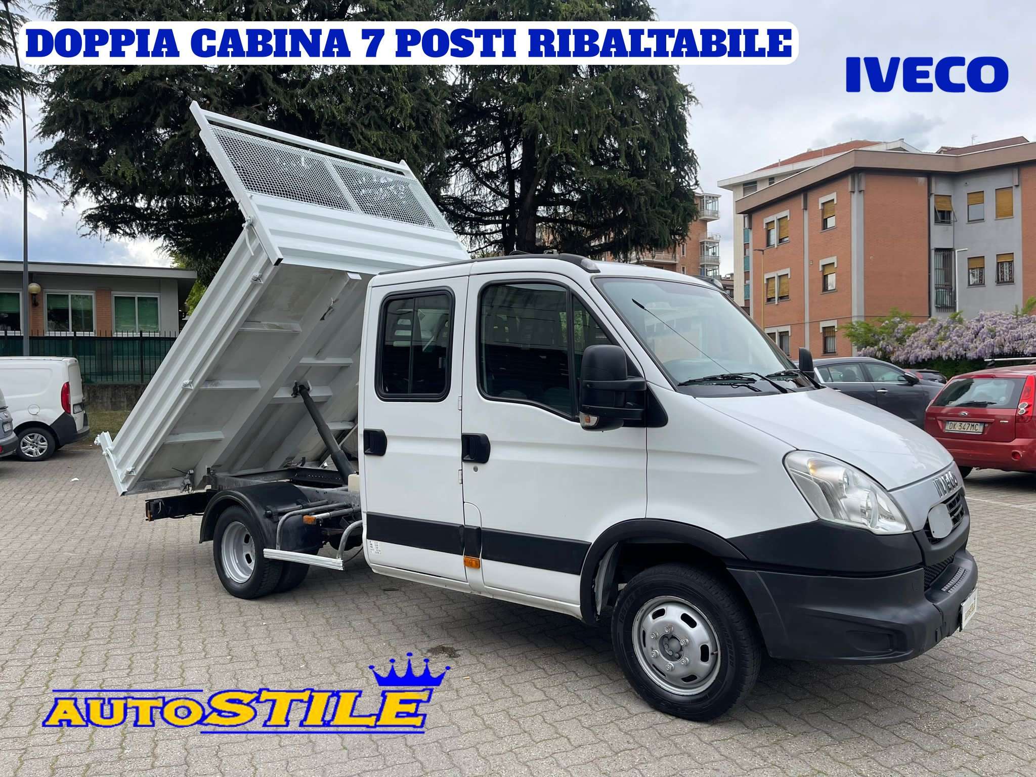 Iveco Daily35C13 2.3 130CV 7 Posti RIBALTABILE + GEMELLATO