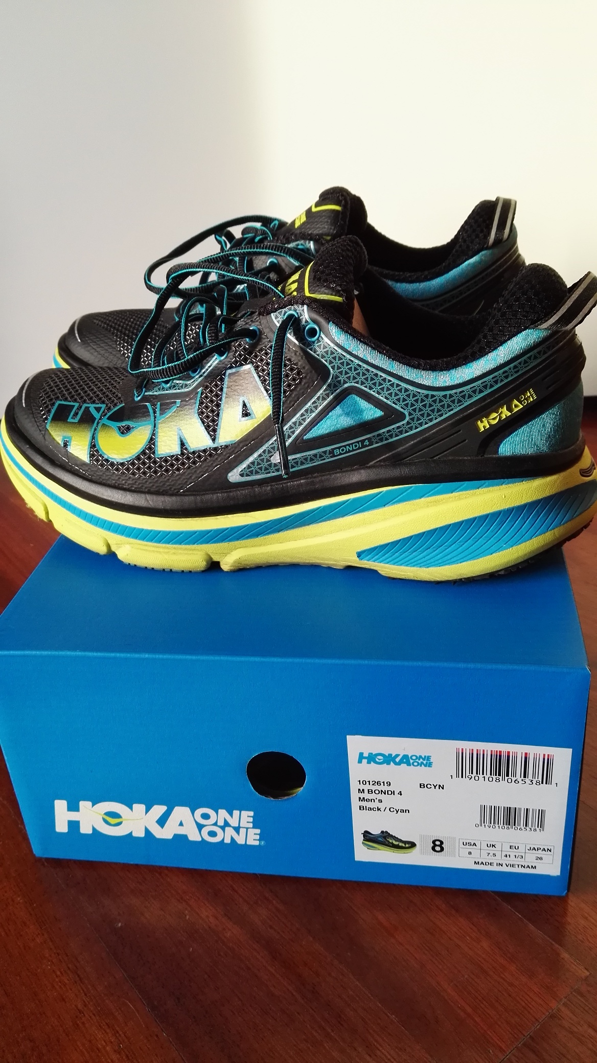 SCARPE RUNNING HOKA BONDI 4, UOMO, SIZE 8US