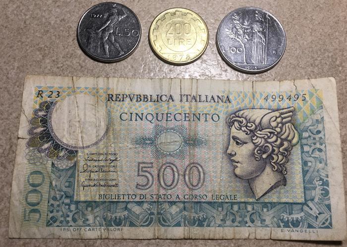 500 LIRE DI CARTA MERCURIO