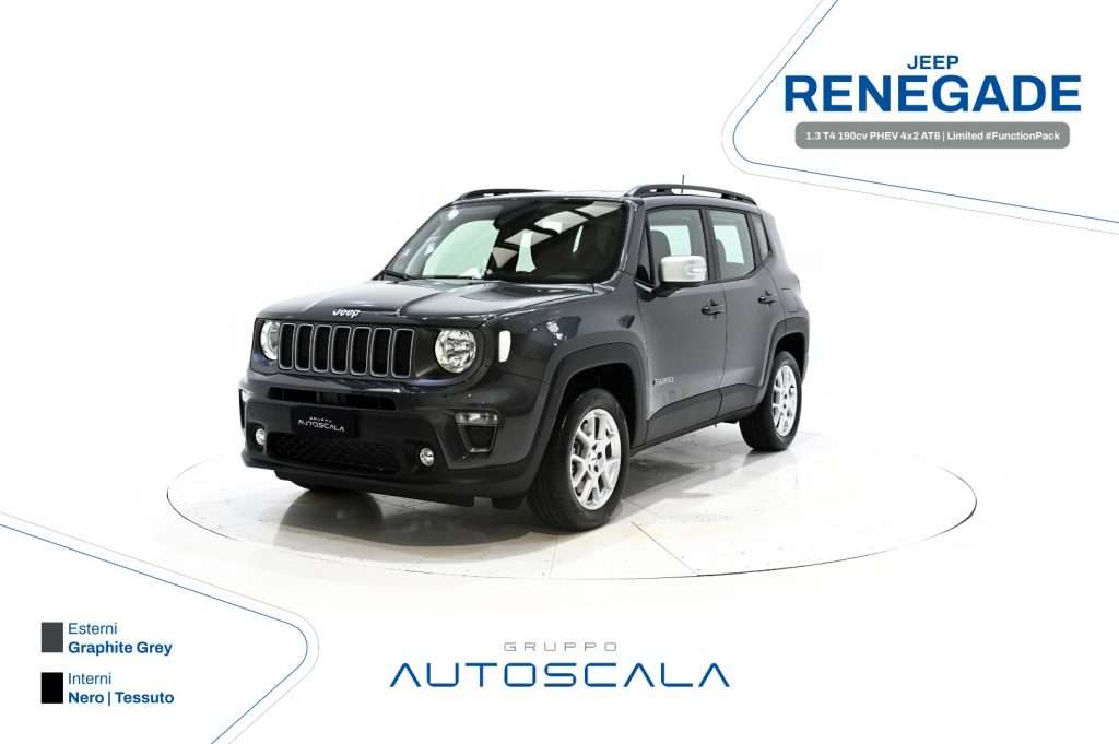 Jeep Renegade1.3 T4 190CV PHEV 4xe AT6 Limited #FunctionPack