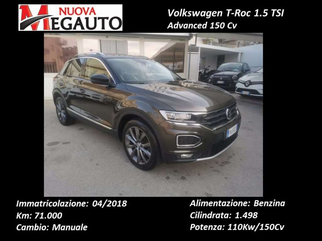 Volkswagen T-Roc1.5 TSI ACT Advanced BlueMotion Technology