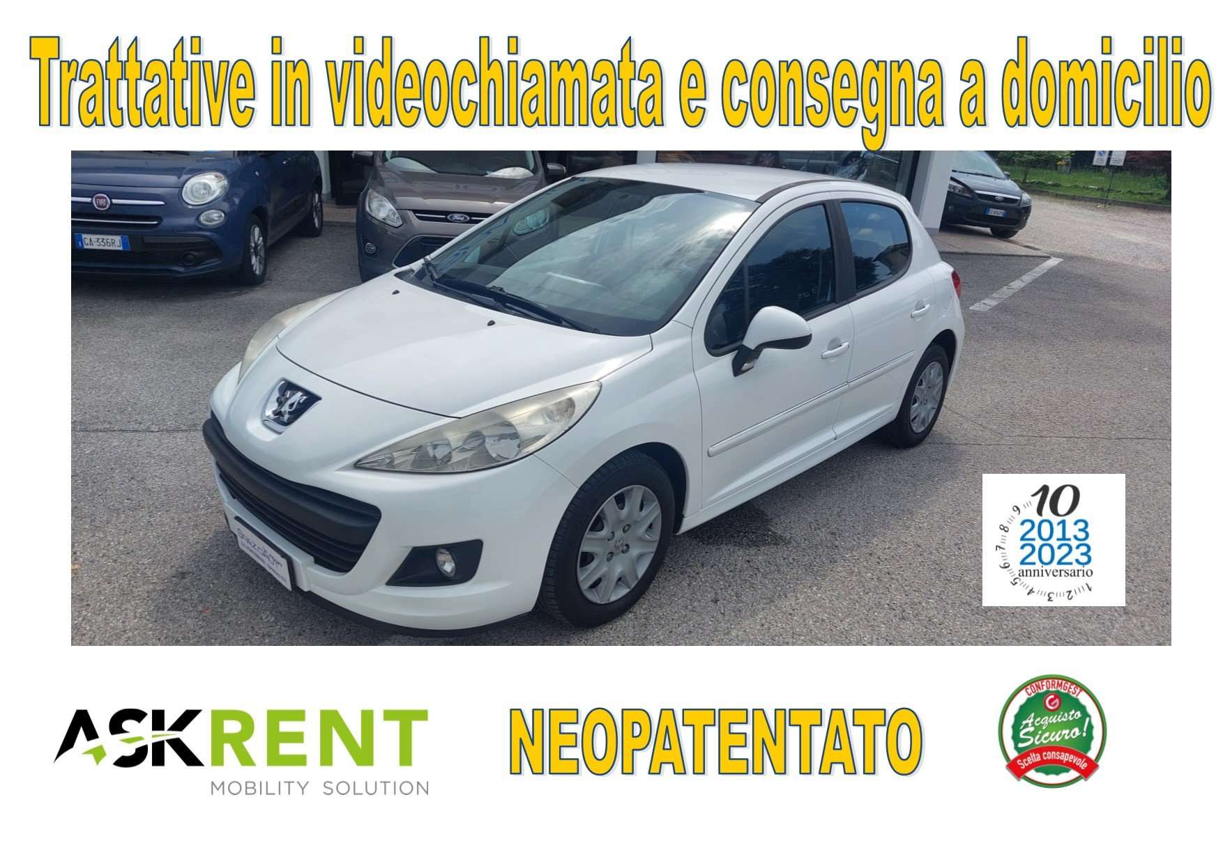 Peugeot 207207 5p 1.4 8v Energie eco-Gpl  PER NEOPATENTATO