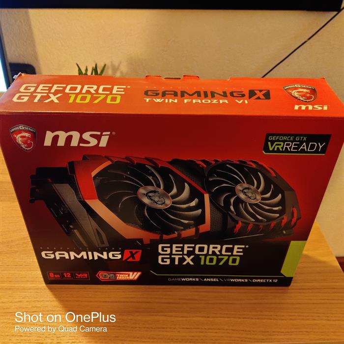 MSI GTX 1070 GAMING X 8GB GDDR5