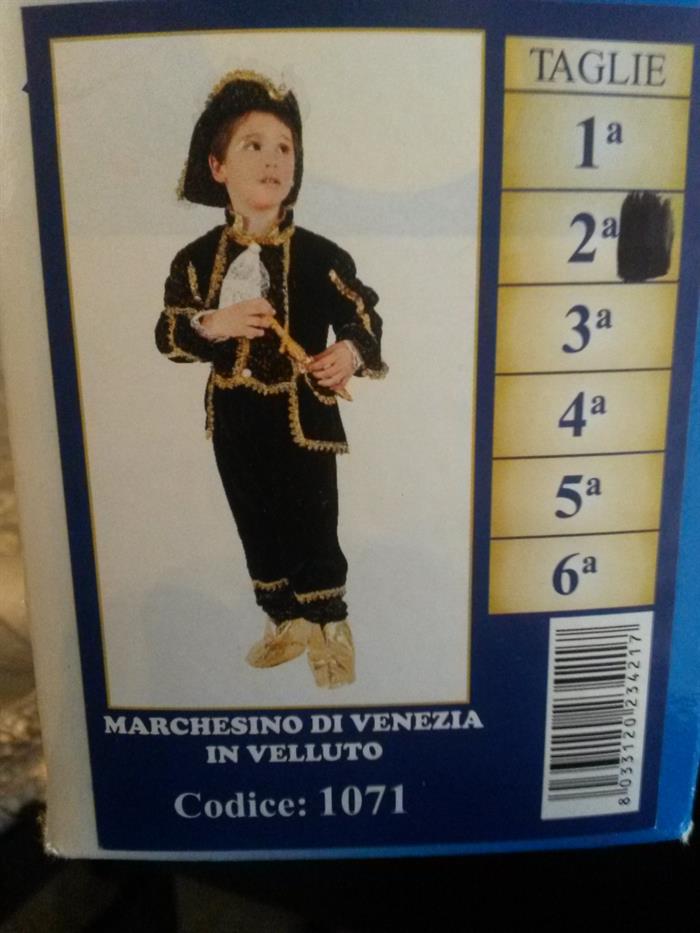 VESTITO DI CARNEVALE