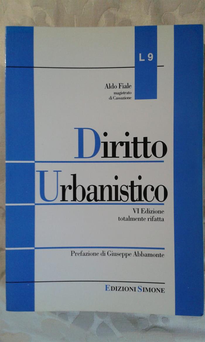 DIRITTO URBANISTICO - LIBRO