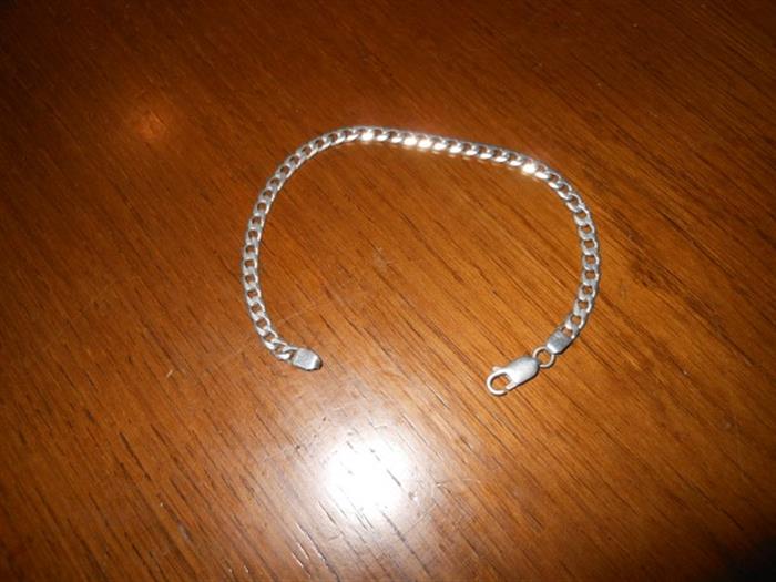 BRACCIALE ARGENTO 21 CM