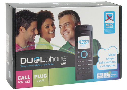 CORDLESS SKYPE E LINEA FISSA DUAL HONE RTX 3088 - FUNZIONA SENZA PC