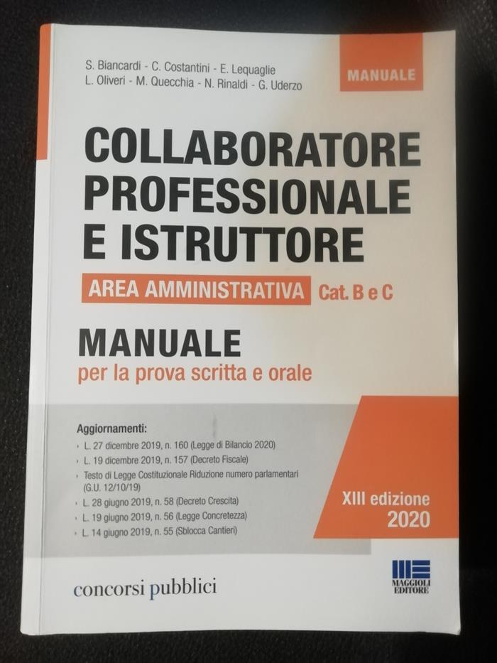 LIBRO TEORIA PIU' QUIZ PER CONCORSI PUBBLICI