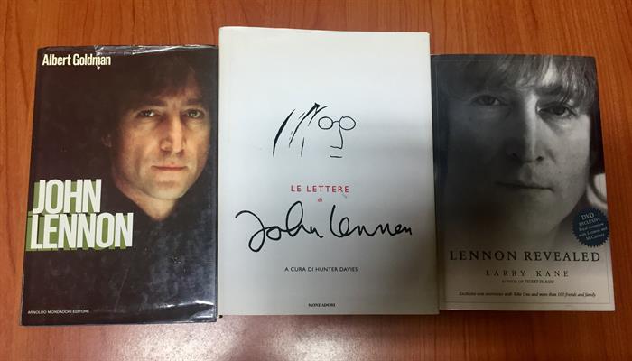 JOHN LENNON - 3 VOLUMI + 1 DVD - OTTIMO STATO