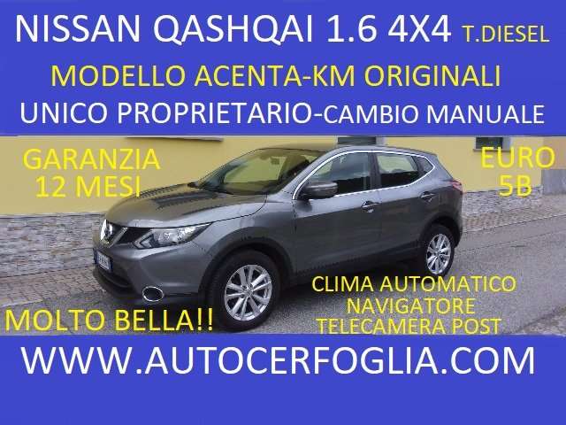 Nissan Qashqai1.6 dci Acenta 4wd 130cv-UNICO PROPRIETARIO!