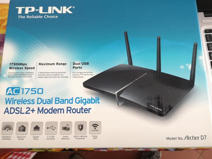 MODEM ROUTER TP LINK ARCHER D7 AC1750