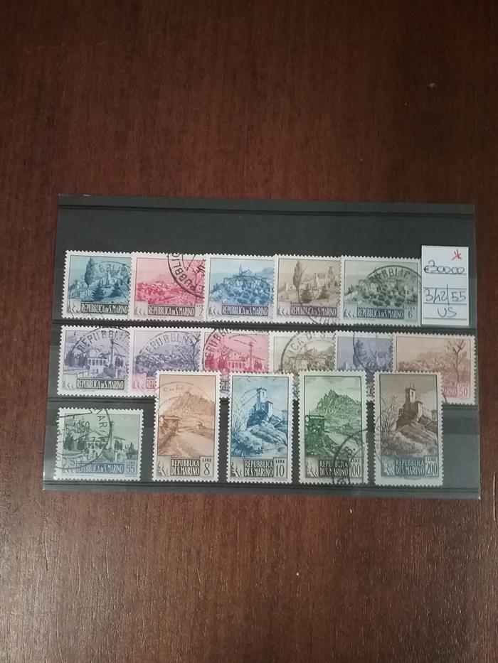 SAN MARINO 1949/50 "PAESAGGI"