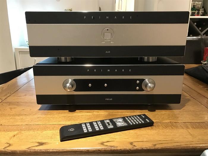 PRIMARE PRE60/A60 PRE-AMP E POWER AMP