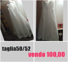 vendo abito sposa