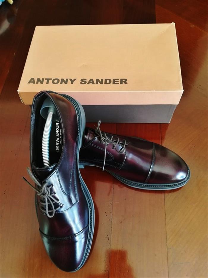 SCARPE DERBY FRANCESINE ANTONY SANDER N.43 MADE IN ITALY, NUOVE