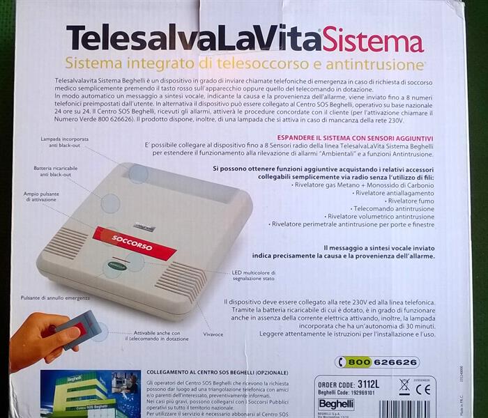 TELESALVALAVITA SISTEMA BEGHELLI