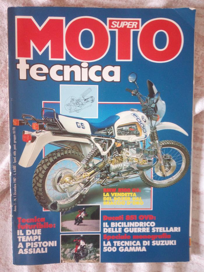 MOTO TECNICA -NUMERO 1 - 1987-DIGITALIZZATO