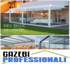 Pergotenda di GazebiProfessionali  Made in Italy PERSONALIZZABILE gazebo dehor professionale