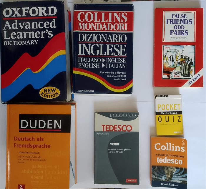 DIZIONARI E LIBRI PER IMPARARE INGLESE E TEDESCO