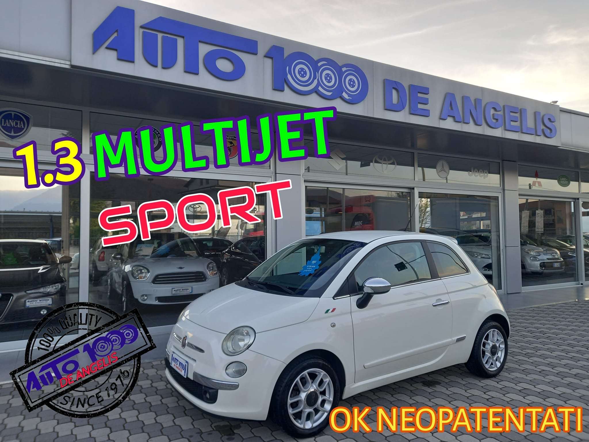 Fiat 5001.3 M-JET * SPORT * INTERNI SPORTIVI IN PELLE