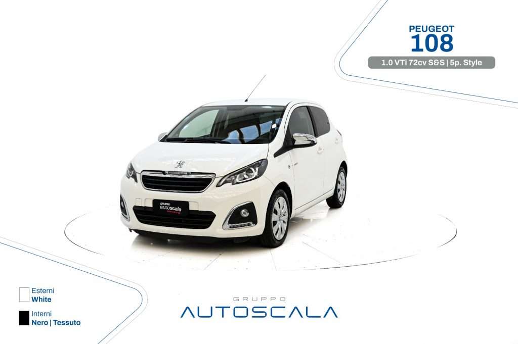 Peugeot 1081.0 VTi 72 CV 5 porte Style