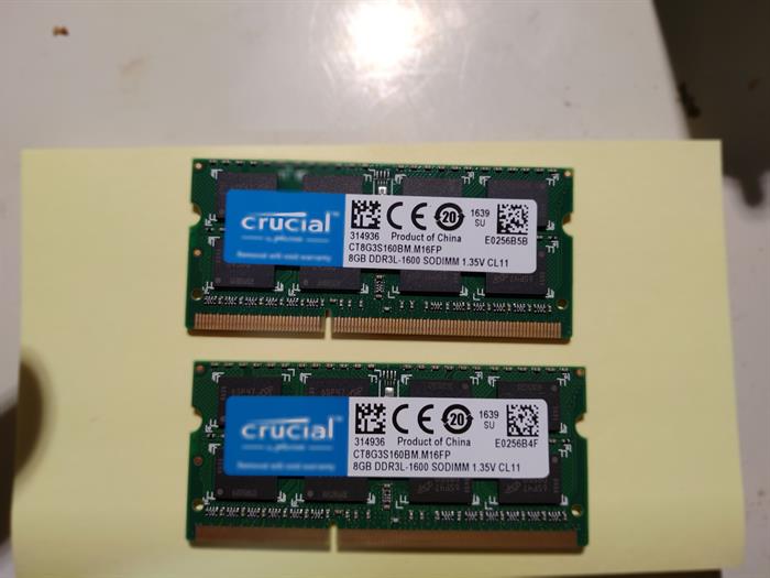 RAM MAC DA 8 GB X 2 ESPANSIONE 16GB