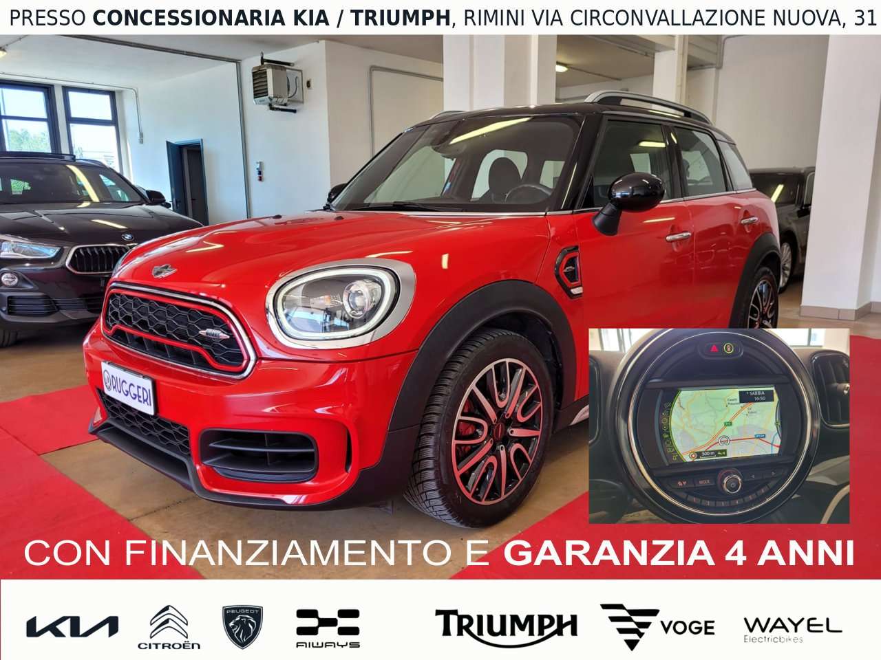 MINI John Cooper Works Countryman2.0 BENZINA 231 CV MANUALE, Hype all4 4X4