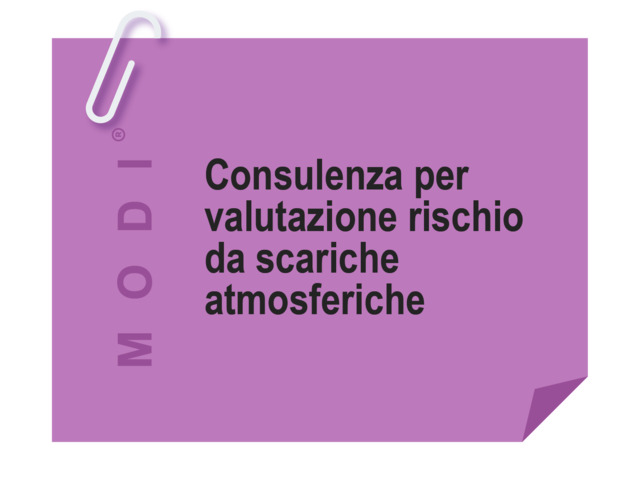 Valutazione dei rischi di fulminazione