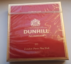 Pacchetto di 20 Sigarette "Dunhill " VINTAGE ANNI 70 DA COLLEZIONE pieno nuovo blisterato