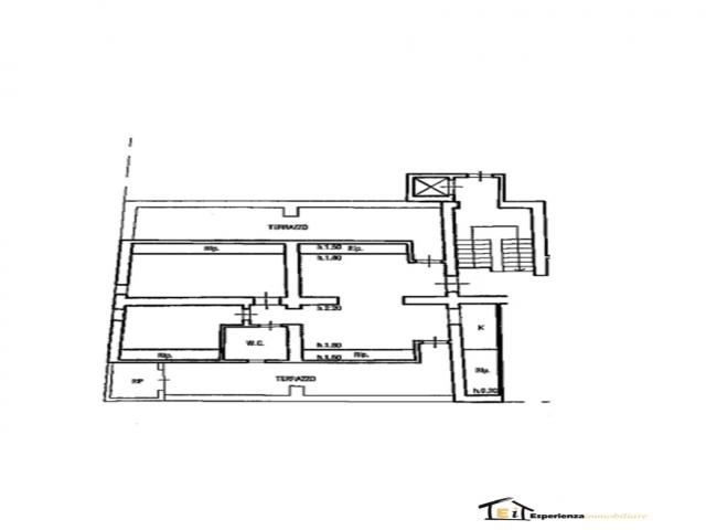 Attico in centro con terrazzi